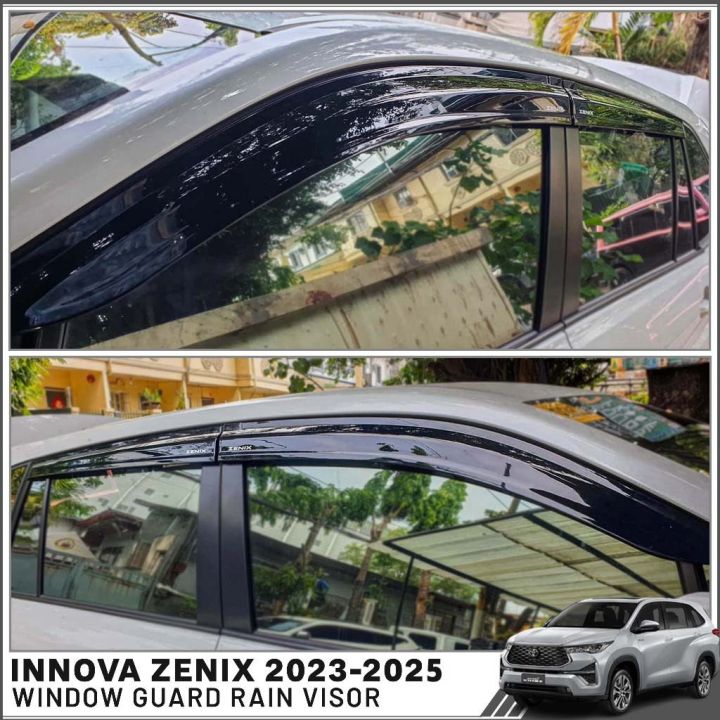 TOYOTA INNOVA ZENIX 2023 - 2026 RAIN VISOR (2023 2024 2025 2026 ...