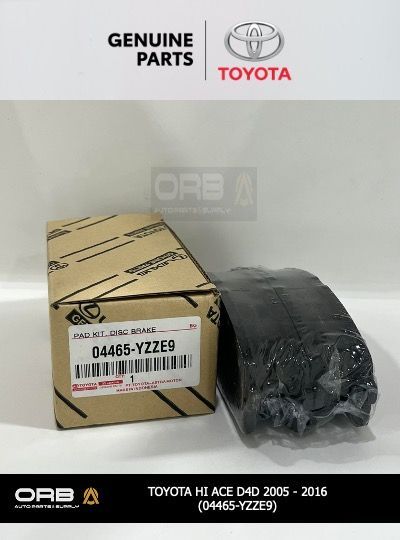 Toyota HiAce D4D Grandia Commuter / Flat Nose ( 2005 - 2022 ) Brake Pads - Part No. 04465-YZZE9 ...