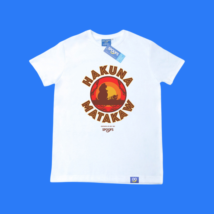 [NEW] Spoofs Hakuna Matakaw White For Men/Unisex cotton | Lazada PH