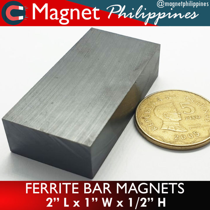 FERRITE CERAMIC Flat BLOCK Magnets (4x1x1" \ 3x2x1" \ 3x3x1" \ F2x1x1/2 ...