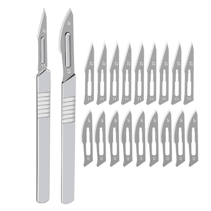 Carbon Steel Carving Metal Scalpel handle 11# 23# Engraving Craft knive ...