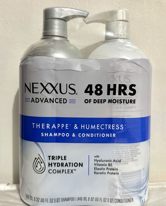 Nexxus Advanced Therappe Shampoo and Humectress Conditioner, 32 fl oz ...