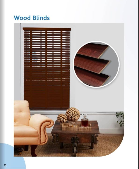 REAL WOOD HORIZONTAL BLINDS (CUSTOMIZE SIZES) | Lazada PH
