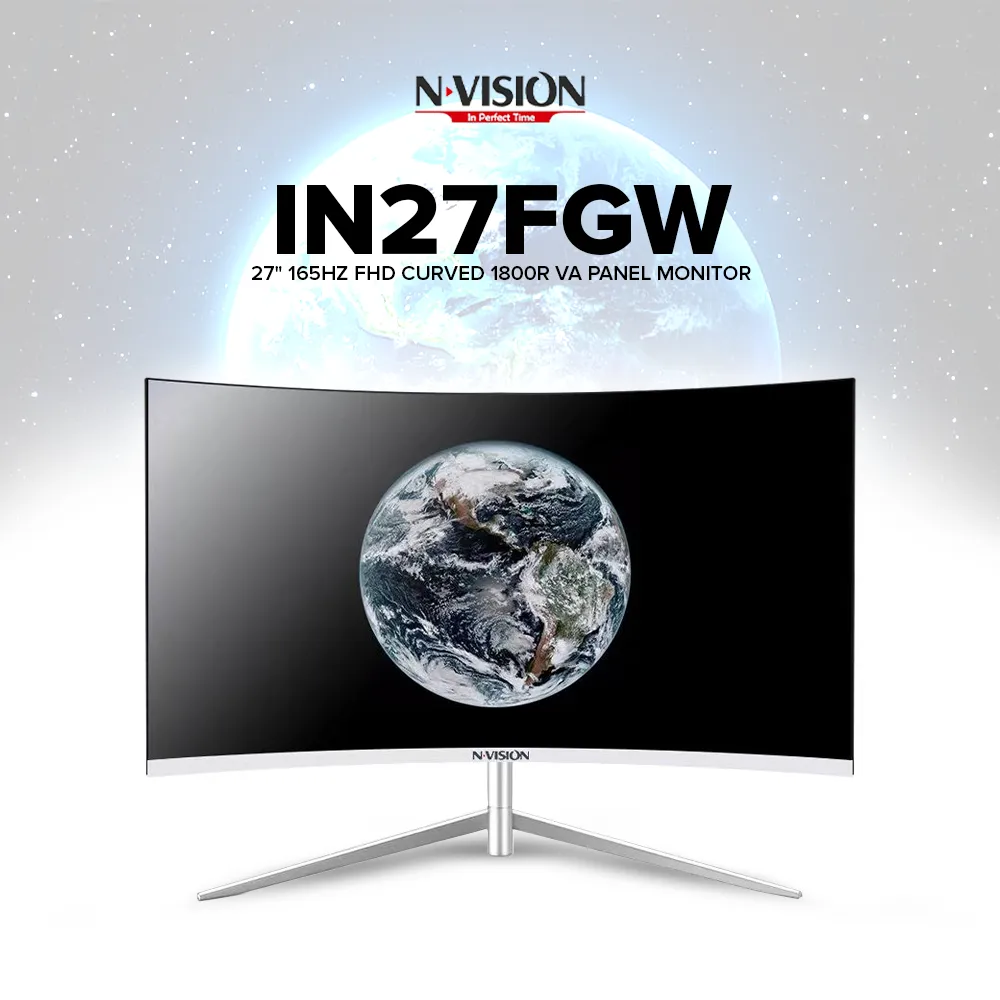 EasyPC | Nvision IN27C18 27 Inch Curved / N27FGW 27" 165Hz FHD Curved ...