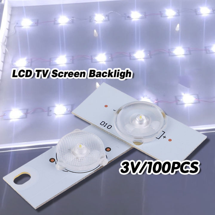 100pcs/set LED TV Backlight SMD Lamp Beads LCD TV Screen Backlight ...