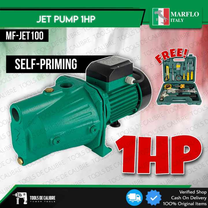 MARFLO ITALY Self-Priming Jet Pump 0.75HP MF-JET80 or 1HP MF-JET100 (VARIATION) | Lazada PH