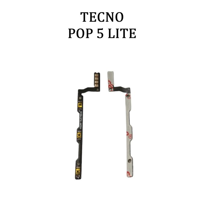 Tecno Pop 5 Lite Replacement Power & Volume Flex | Lazada PH