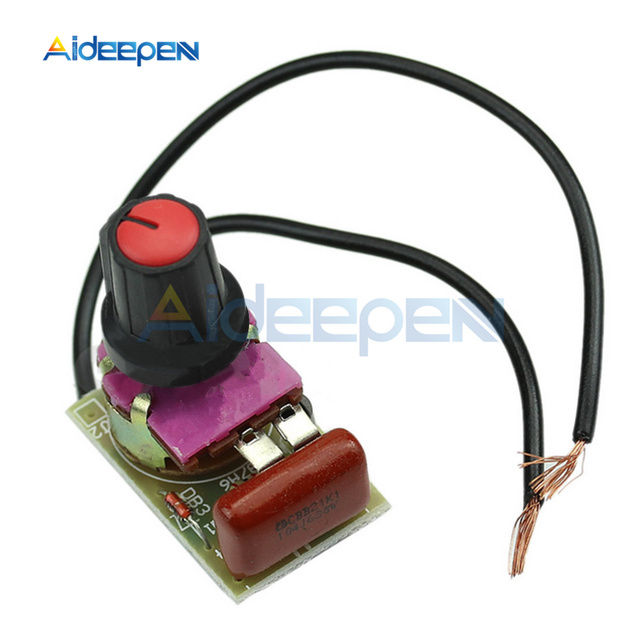 1pcs 220v 100w Dimmer Module Diy Kit Lighting Switch Speed Regulation ...