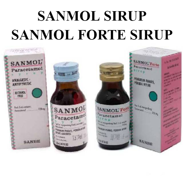 SANMOL SYRUP 60 ML- SANMOL FORTE SYRUP 60 ML | Lazada Indonesia