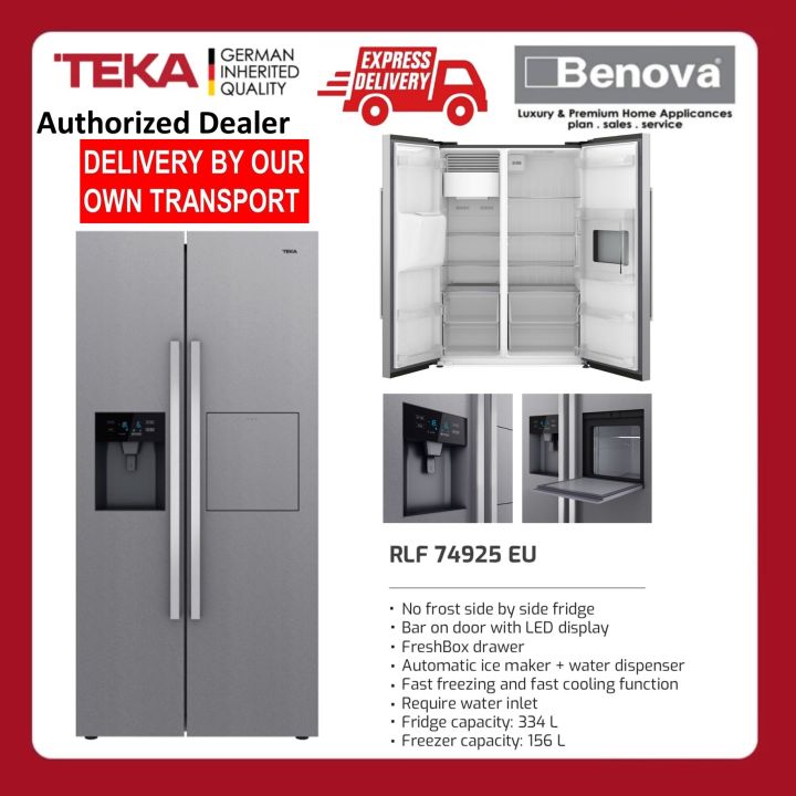 Teka 574L Side By Side Refrigerator RLF 74925 EU | Lazada
