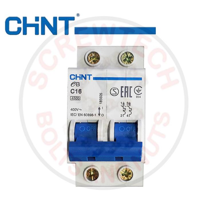 ChiNT Miniature Circuit Breaker(MCB) EB C16 | Lazada PH