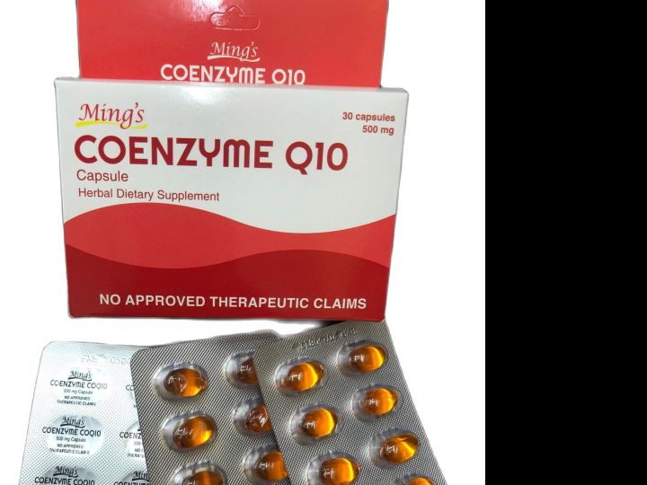 Ming's Co Enzyme Q10 Box 500mg 30 Capsule | Lazada PH