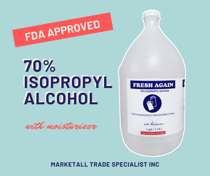 Fresh Again 70% Isopropyl Alcohol | Lazada PH