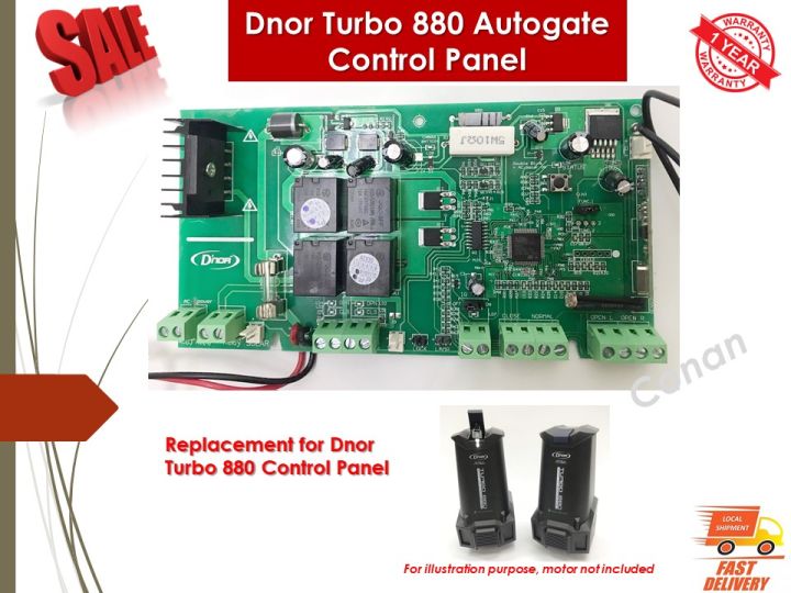Dnor Turbo 880 Control Panel / D-Tech Board Autogate System | Lazada