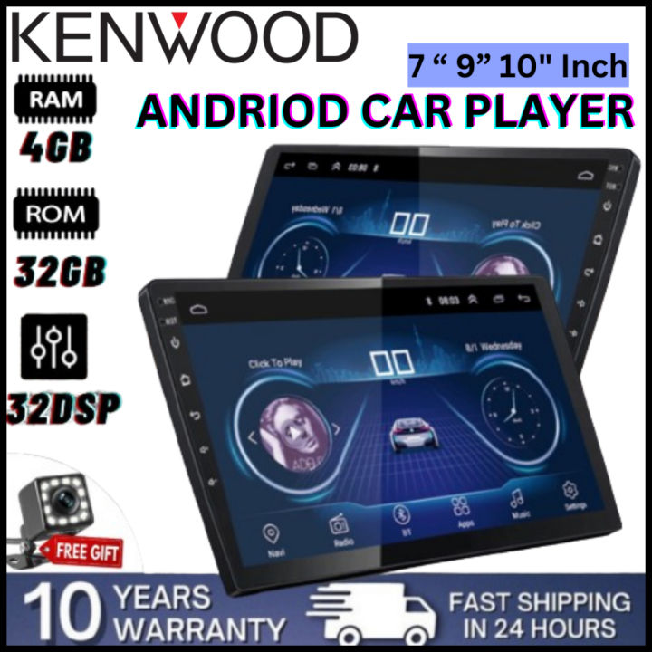 READY STOCK 】 Kenwood Car Stereo Android Player 【4GB RAM+32GB ROM】 7"9 ...
