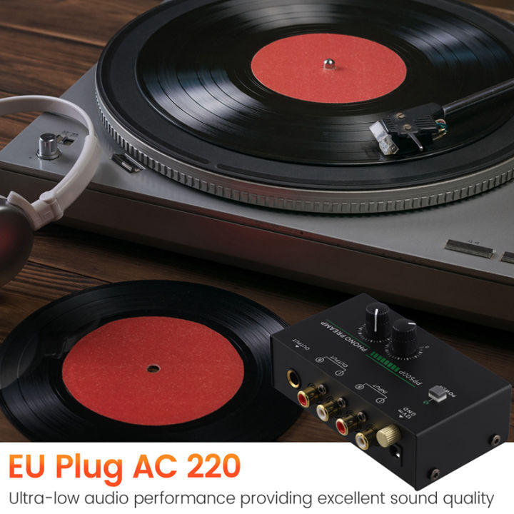 Phono Turntable Preamp, Phonograph Preamplifier with R C A Input, RCA ...