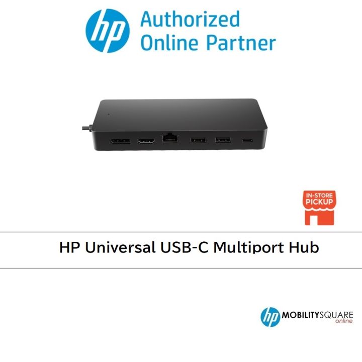 HP Universal USB-C Multiport Hub (50H55UT) | Lazada