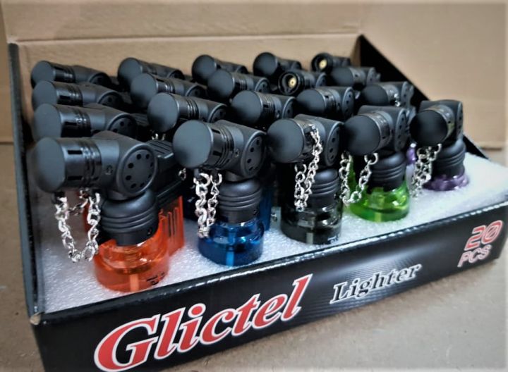 GLICTEL W206 Windproof Jet Flame Lighter / Pemetik Api Kalis Angin ...