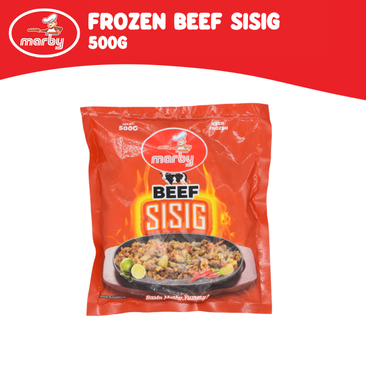Marby Frozen: Beef Sisig 500g | Lazada PH