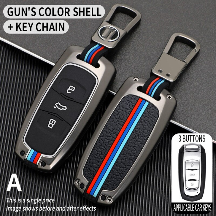 KLNU Zinc Alloy + Silicone Car Key Case Key Cover for Proton X70 with ...