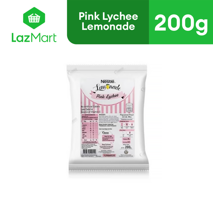 Nestle Pink Lychee Lemonade 200g | Lazada PH