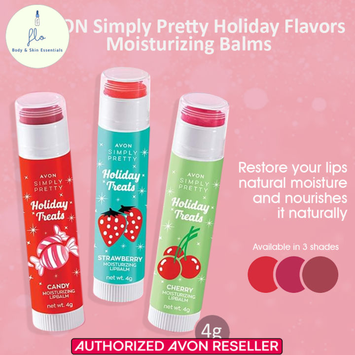 AVON Simply Pretty Holiday Flavors - Moisturizing Balm 4g | Lazada PH