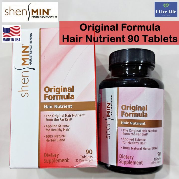 Shen Min® Hair Nutrient, Original Formula 90 Tablets - Natrol | Lazada ...