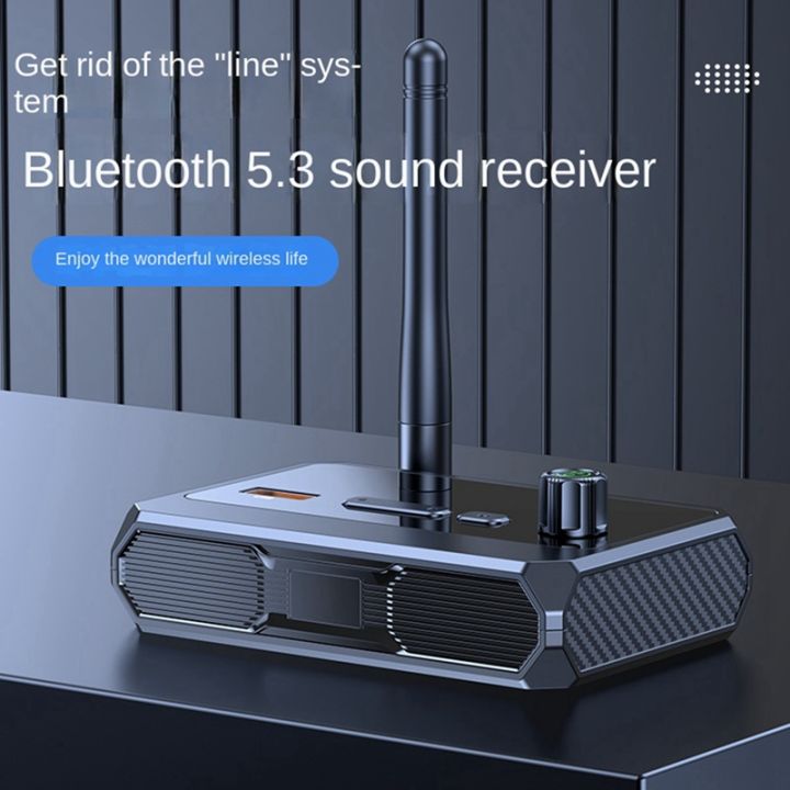 Bluetooth 5.3 Digital Display Bluetooth Receiver Fiber Optic Coaxial ...