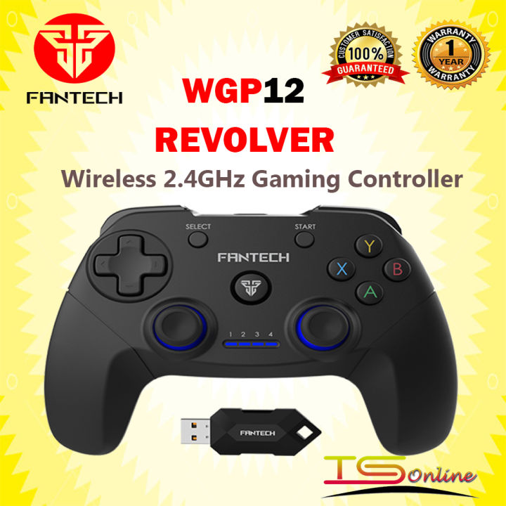 Fantech WGP12 Revolver Wireless 2.4GHz / GP12 Wired Gaming Controller ...
