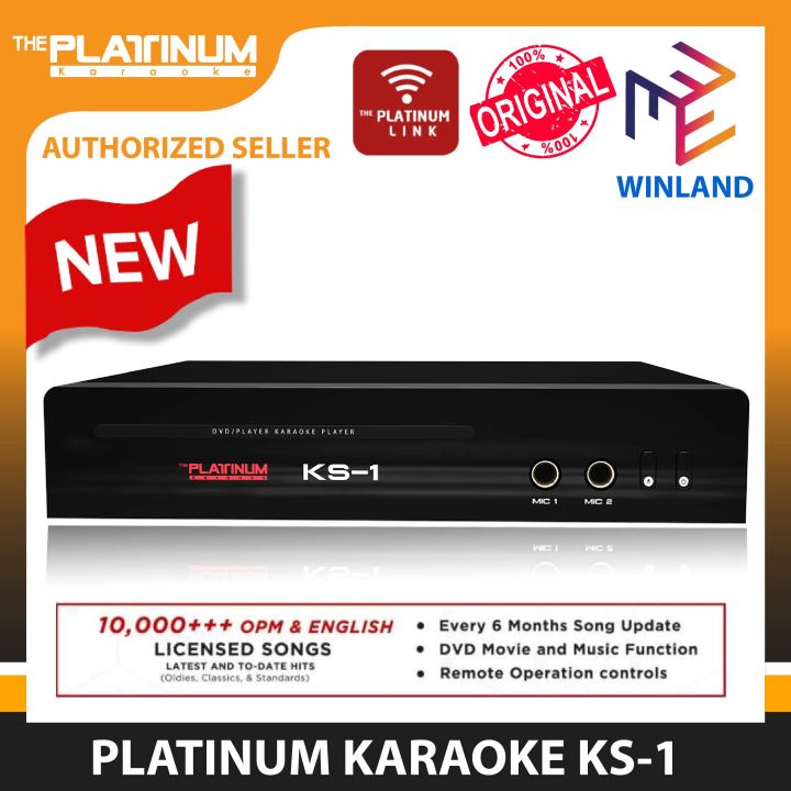Platinum by Winland KS-1 KS1 Karaoke Player with 10,000++ songs and Built-in Wifi Module for ...