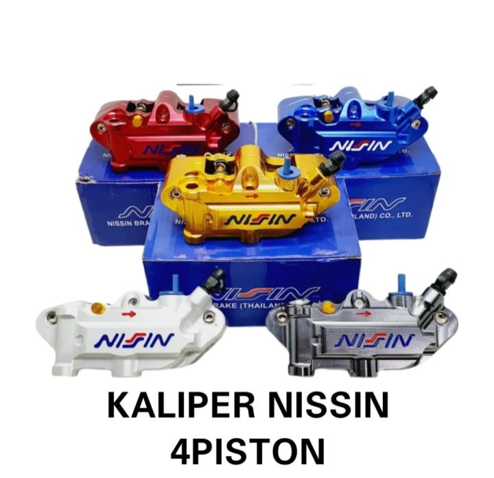 KALIPER MONOBLOK 4 PISTON PLUS KAMPAS REM UNIVERSAL | Lazada Indonesia