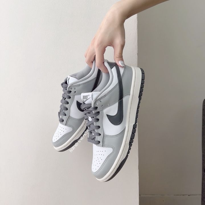 (พร้อมส่ง ของแท้ 100%) DUNK LOW LIGHT SMOKE GREY (W) | Lazada.co.th