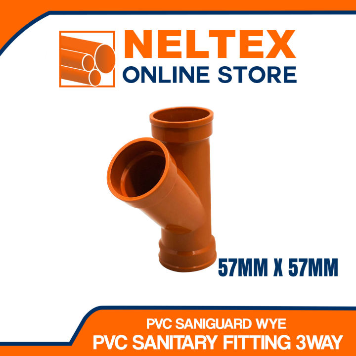 Neltex Saniguard PVC Fitting Wye 57mm x 57mm | Lazada PH