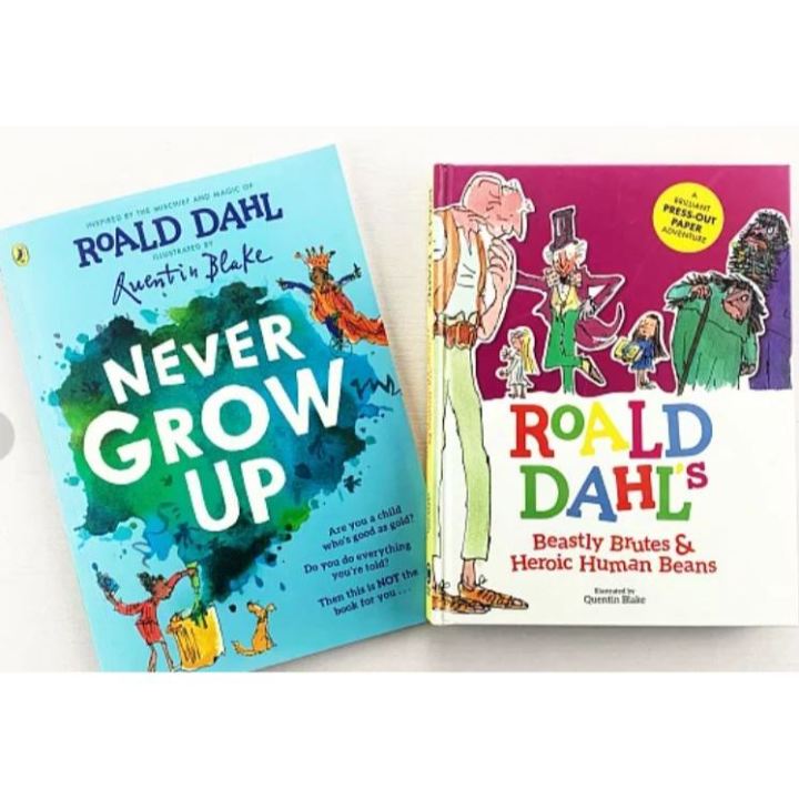 Kidnedu Buku Bundle Roald Dahl 2 Books / Buku Beastly Brutes & Heroic ...