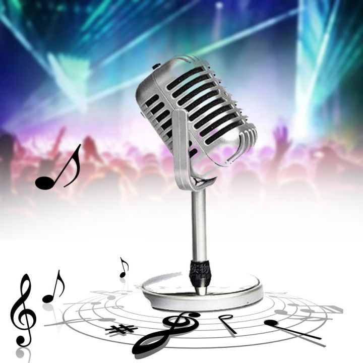 QNSTAR Vintage Style Microphone Studio Wired Classic Retro Condenser ...