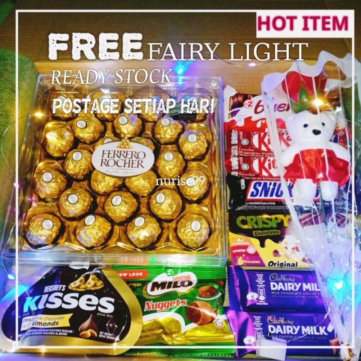 Gift box Coklat Box Chocolate Gift Box Hadiah Harijadi wanita Birthday ...