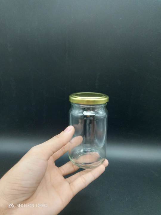 220ml / 8oz M7177 Glass Generic Jar (with shrinkable seal) | Lazada PH