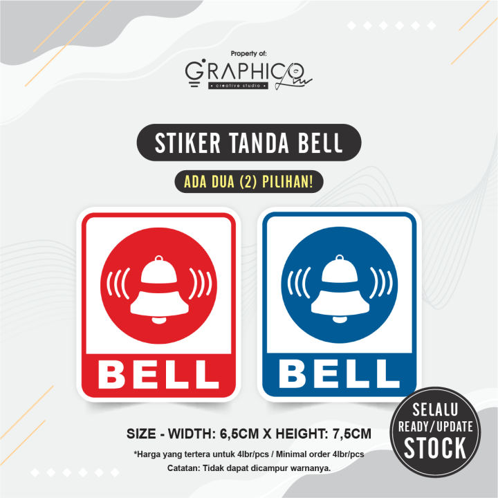 Stiker Label Bell - Per/4 lbr (6,5x7,5cm) | Lazada Indonesia