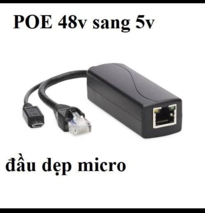Spliter PoE 5v - Tách nguồn PoE 52v sang 5v 2A cho camera wifi | Lazada.vn