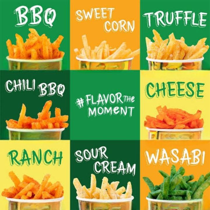 PC authentic french fries commissary powder available in 100g and 50g ...