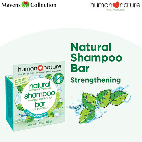 Human Heart Nature Strengthening Shampoo Bar - Peppermint 35g | Lazada PH