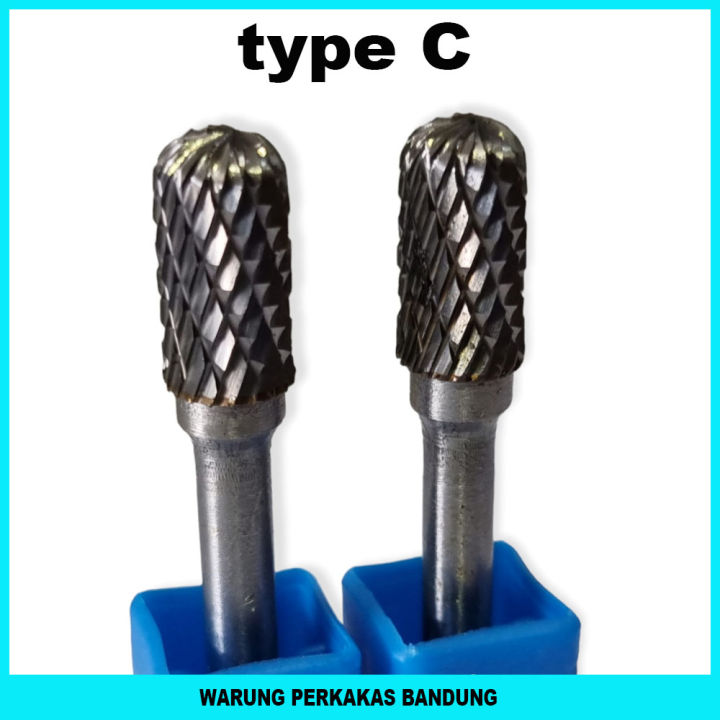 Mata bor / Mata tuner 6X10 mm Type C / Mata cuner Rotary dua arah ...