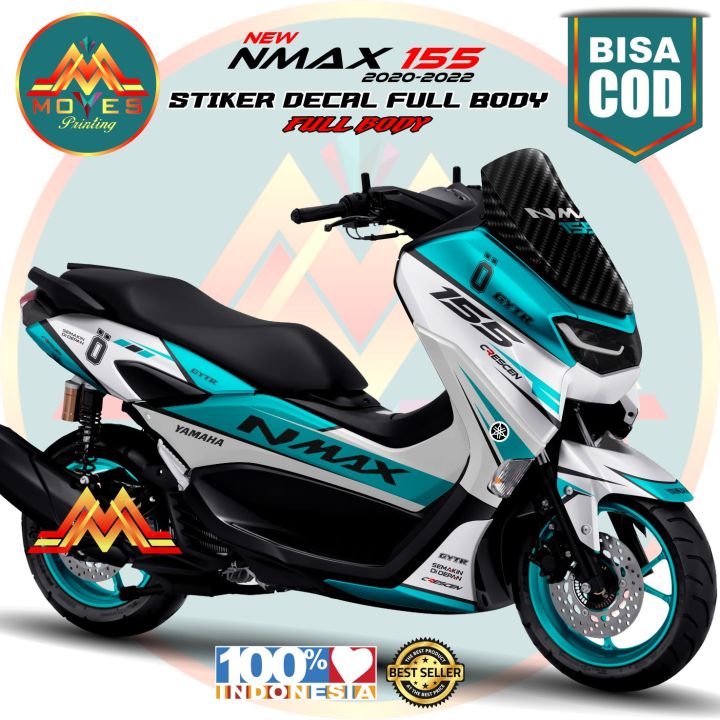 ⭐⭐⭐⭐⭐BISA COD / BAYAR DI TEMPAT, DEKAL STIKER NEW NMAX 2021 FULL BODY ...