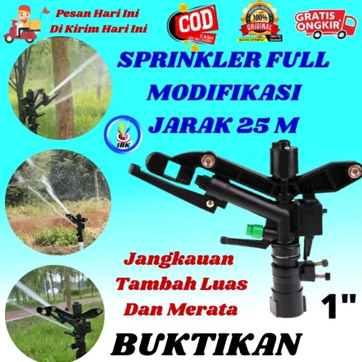 Sprinkler Pertanian Sprinkler Sprinkle Air Taman Impack Rain Gun Drat 1 ...