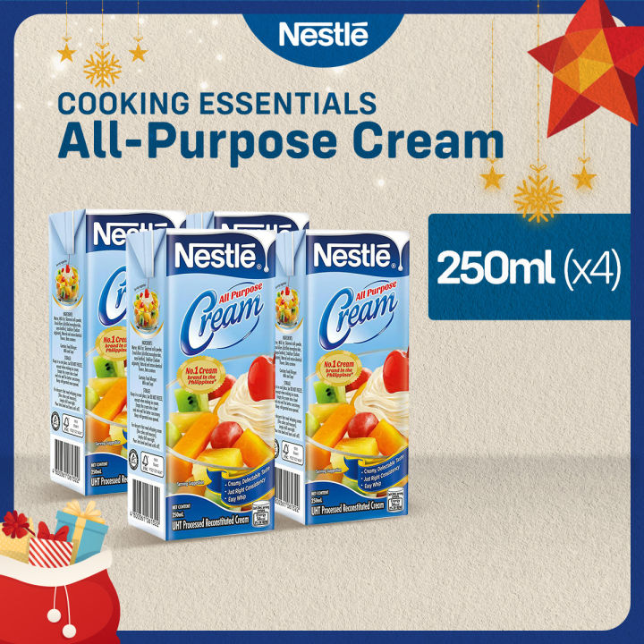 NESTLÉ All-Purpose Cream 250ml - Pack of 4 | Lazada PH