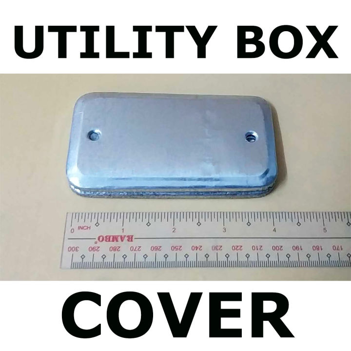 GI UTILITY BOX COVER GALVANIZED IRON RECTANGLE