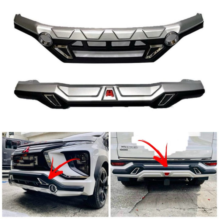 Mitsubishi Xpander GLS GLX 2017 - 2022 Front and Rear Bumper Nudge ...
