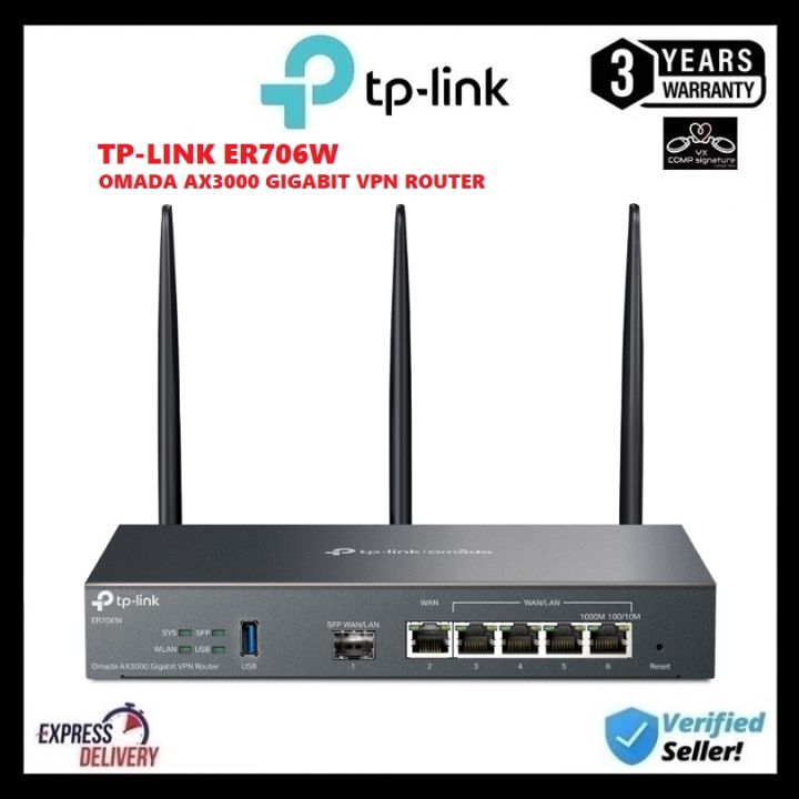 TP-LINK ER706W OMADA AX3000 GIGABIT VPN ROUTER | Lazada