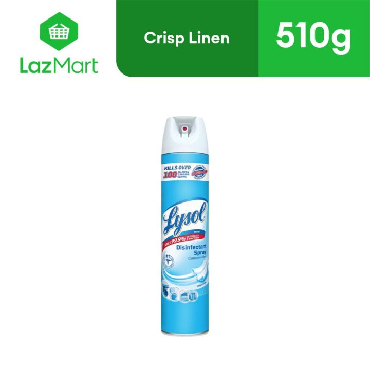 Lysol Disinfectant Spray Crisp Linen 510g | Lazada PH