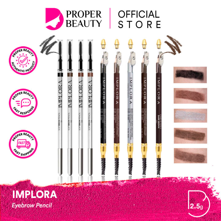IMPLORA Eyebrow Pencil Indonesia / Facial Wash Essence Toner Serum Day ...